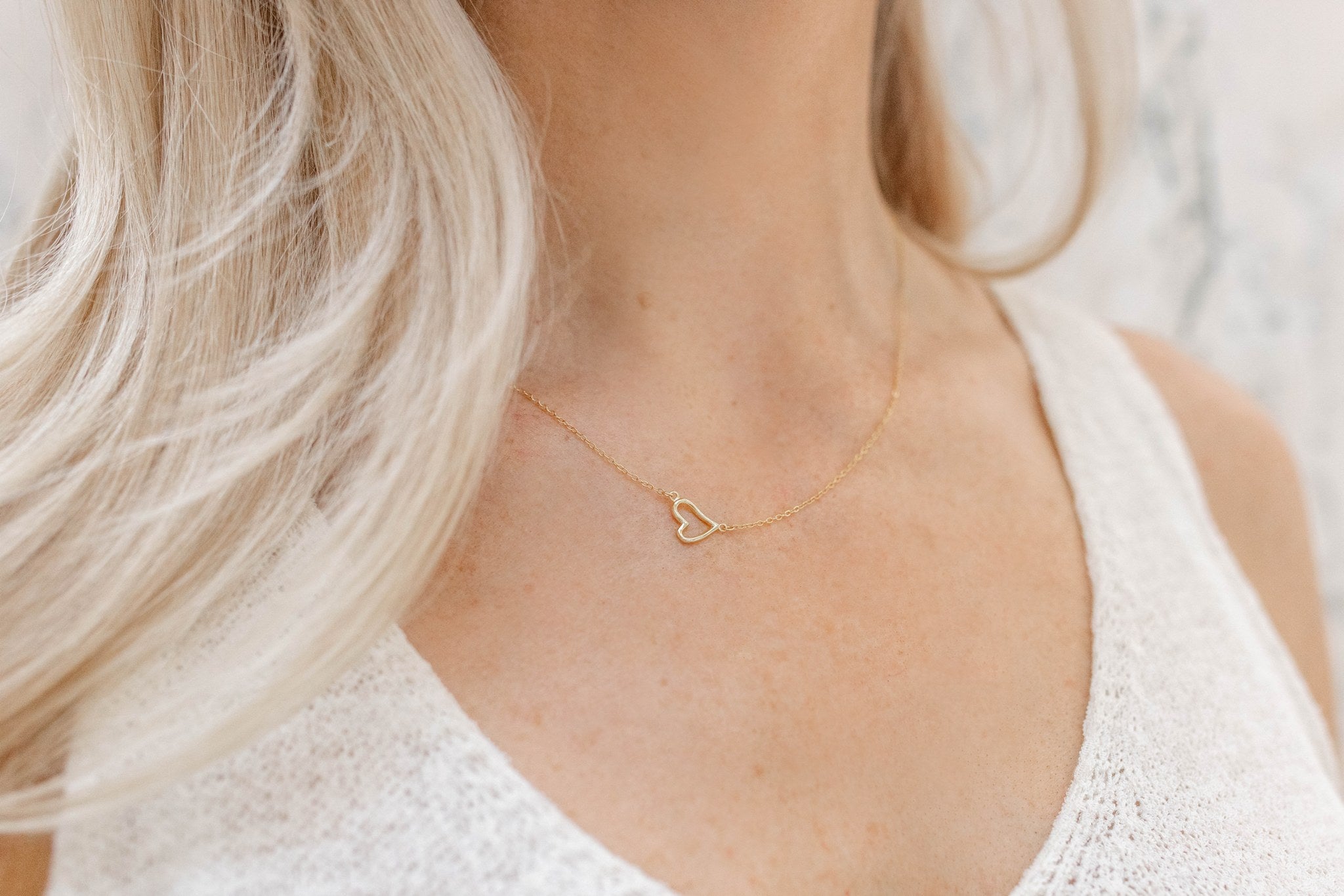 Heart Charm Necklace – My Darling Violet